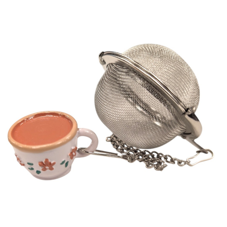 Colino per Te in acciaio con ciondolo "TAZZA LUNA E STELLE"